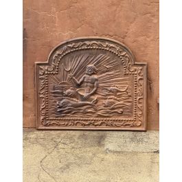 Neptune Fireback n7034a | Charles Nijman Fireplace Antiques