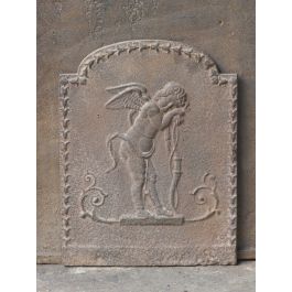 Cupid Fireplace Back Plate n6531 | Charles Nijman Fireplace Antiques
