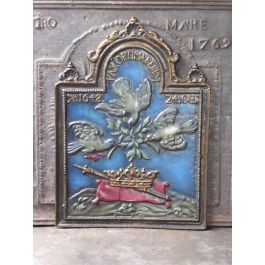 Pax Optima Rerum Fireback n5095 | Charles Nijman Fireplace Antiques